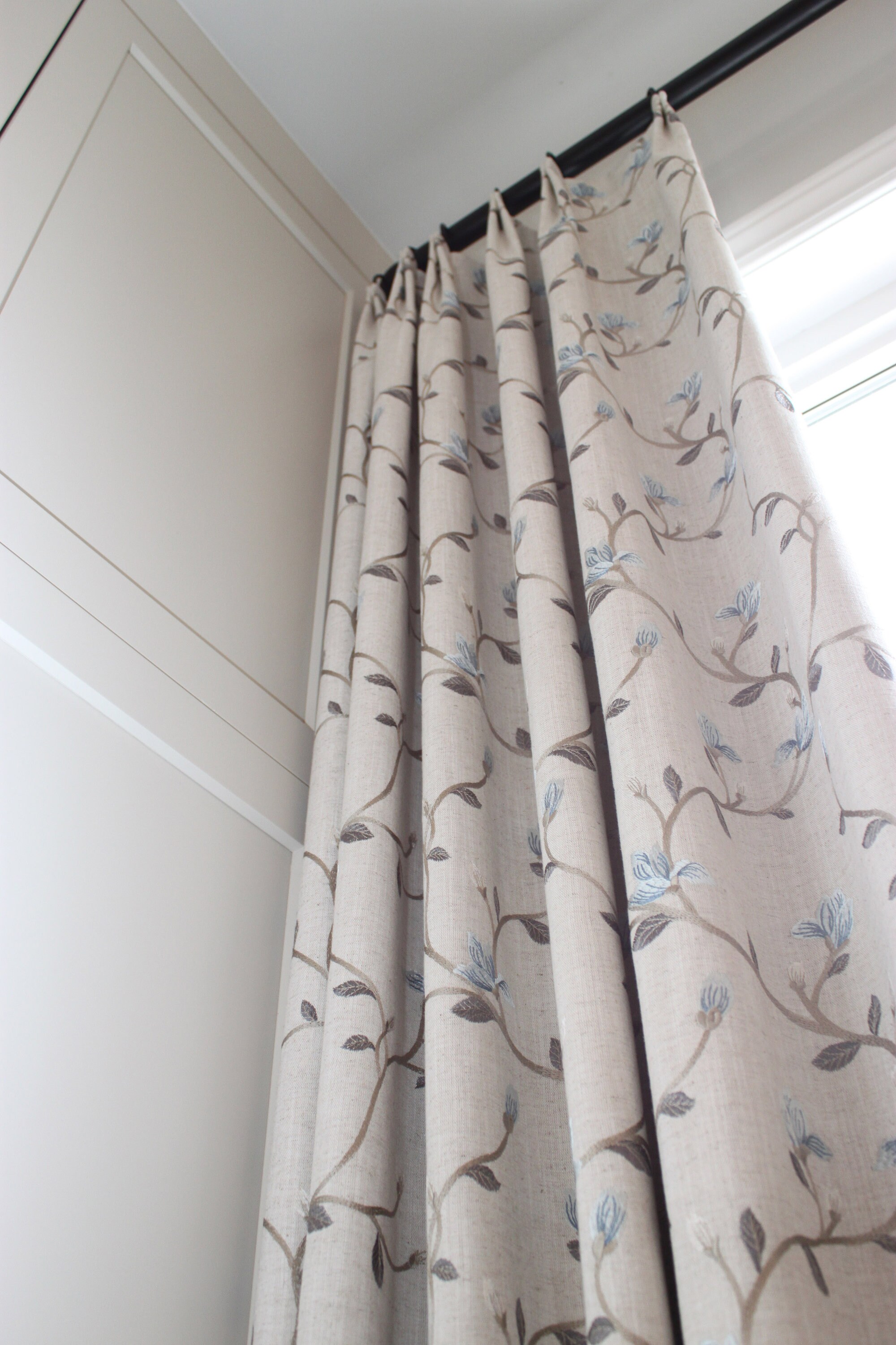 Custom Linen Drapery, Custom Curtains Beatrix, French Pleat, Curtains ...