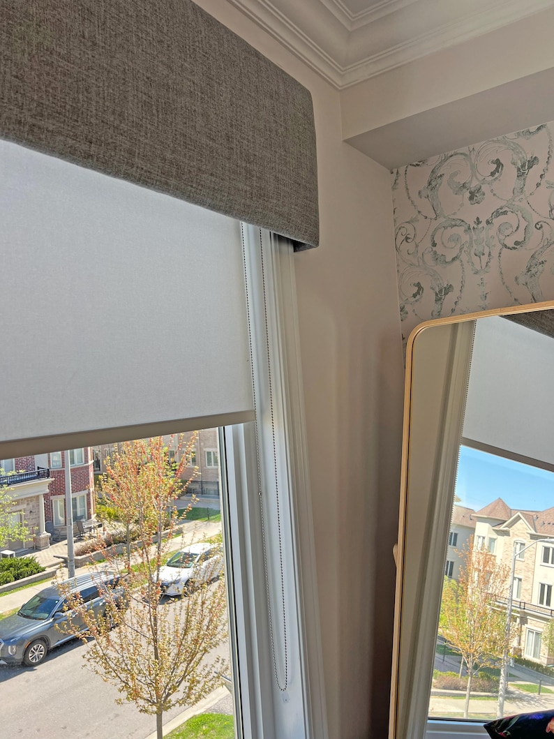 Custom Box Valance, Custom Pelmet "toronto", Upholstered Valance With ...