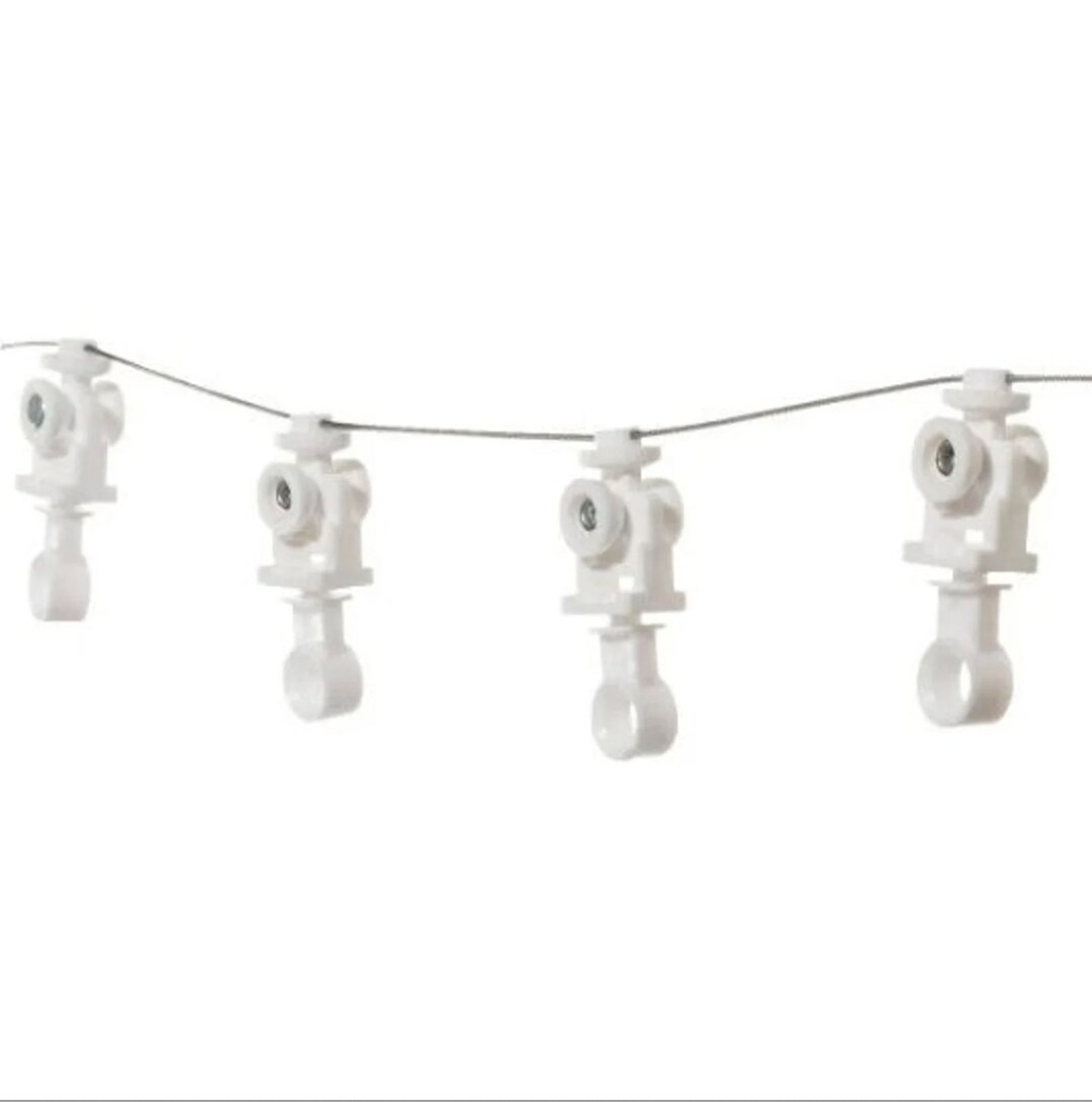 Carriers for Ripple Fold Style Curtains, Carriers for Channel Rod, 60 ...