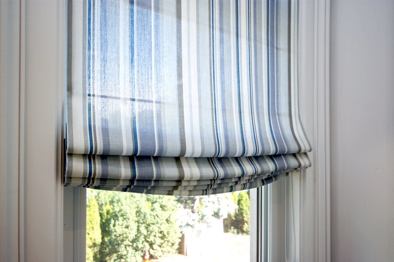 European Relaxed Roman Shade oliver65 Custom - Etsy