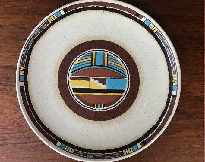 4 Large Vintage Mid-century Mikasa INDIAN FEAST Zuni De 805 Chop Plates ...