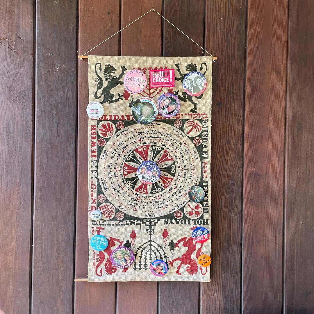 Vintage 1990s 2000s Political Pin Collection on Activist Wall Sash ...