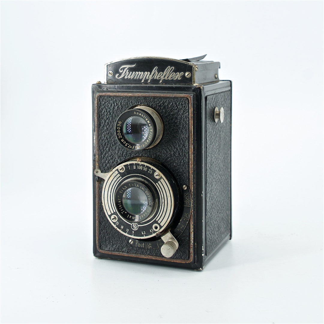 Vintage 1940s Trumpfreflex TLR Camera Anastigmat Triolar 4.5/7.5cm ...