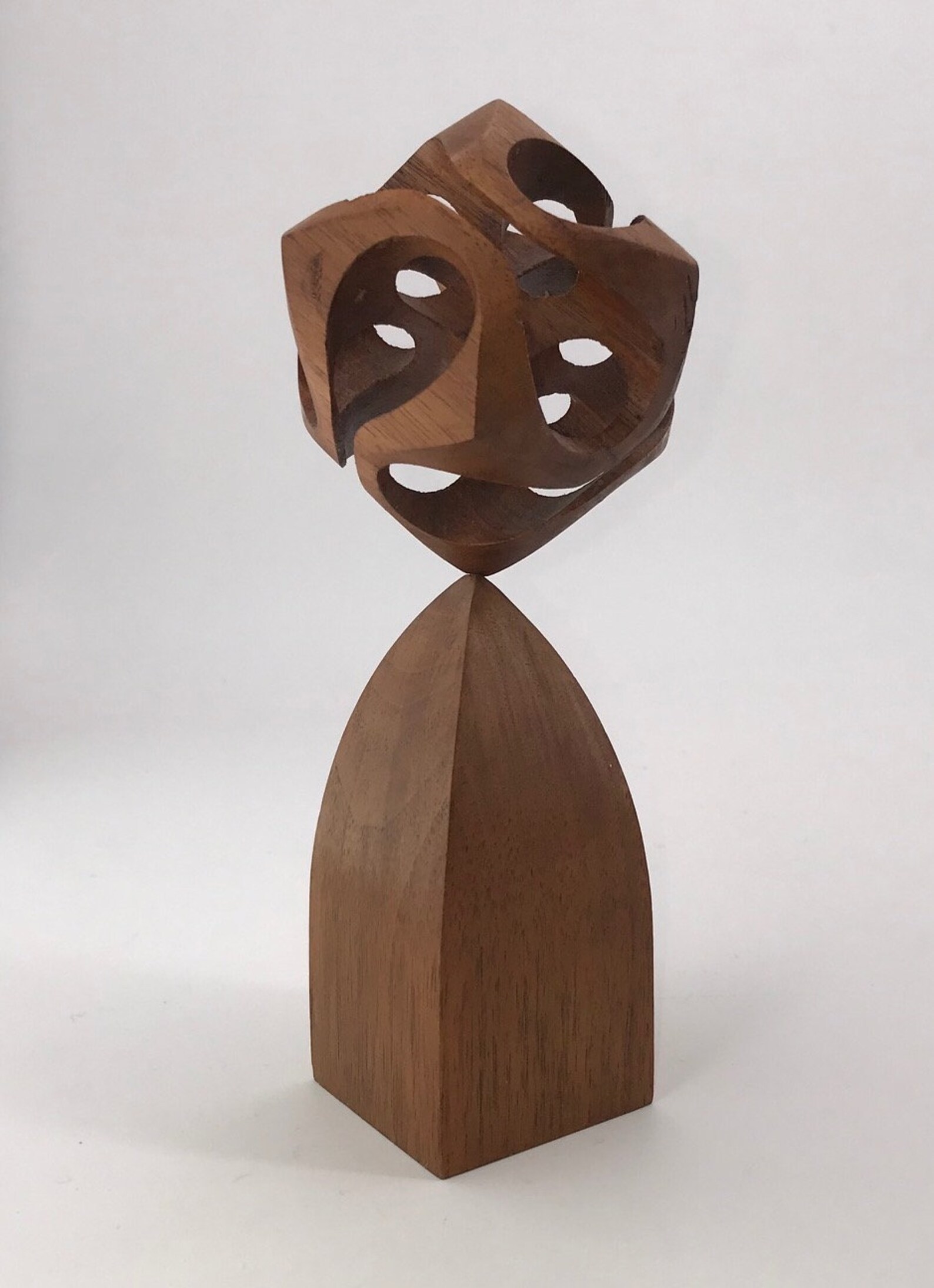 Vintage Charles Perry Wooden Sculpture Math Ball Design Artist - Etsy