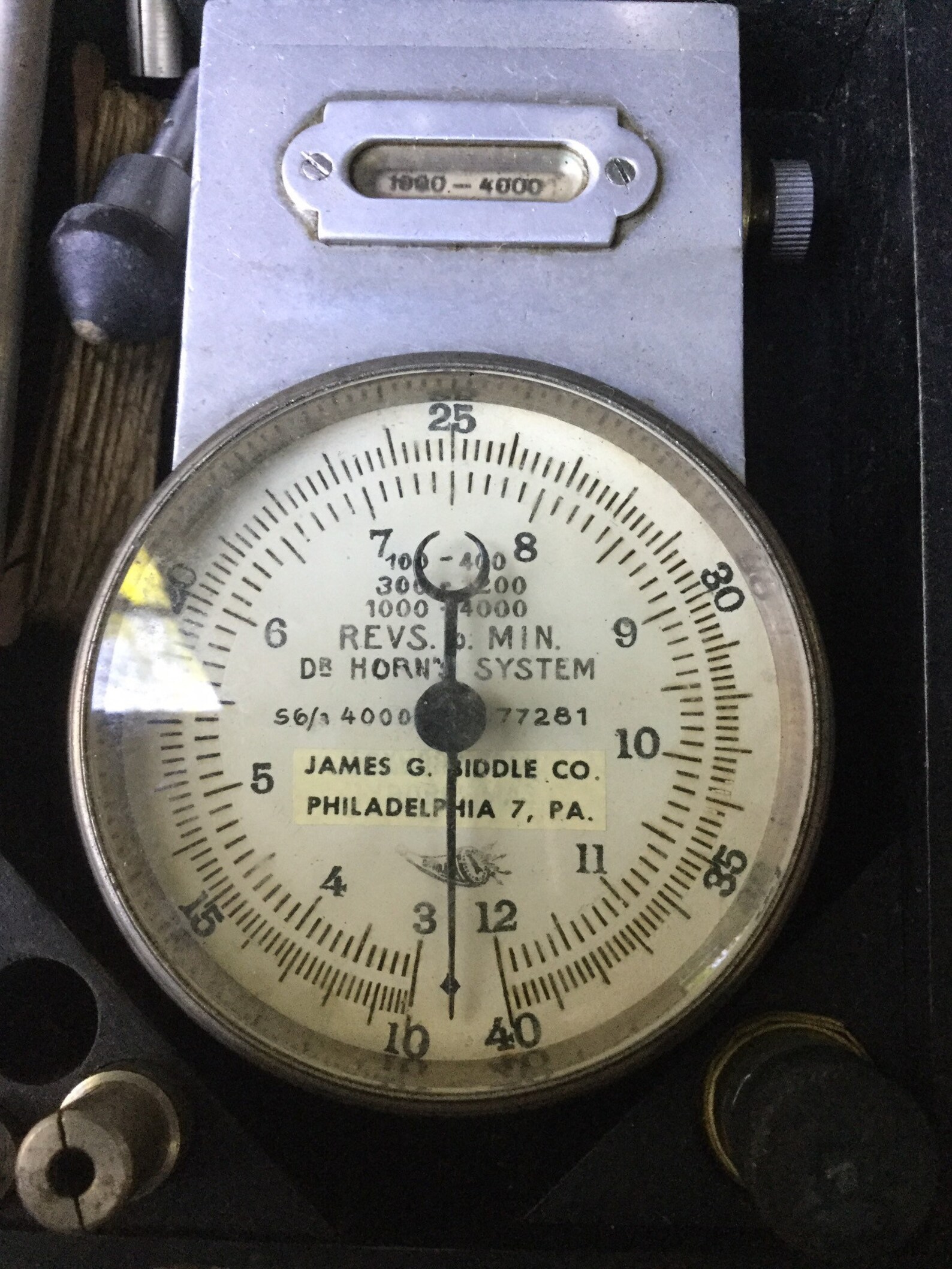 Antique Portable Tachometer With Case - Etsy