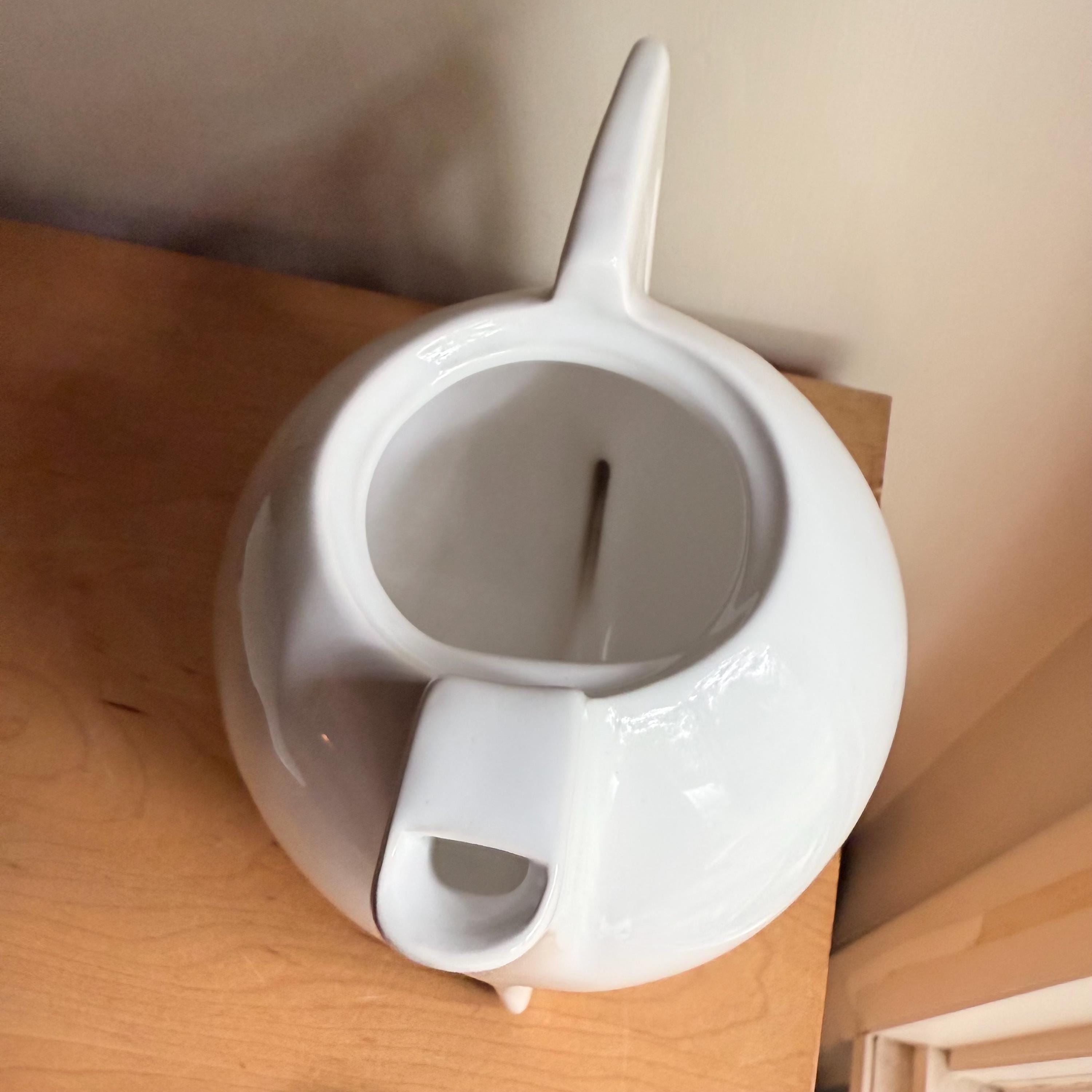 Vintage Teapot Memphis-style Porcelain Pottery Bauhaus Modernist - Etsy