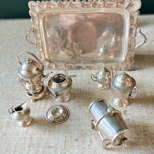 1950s Lilyan Miniature Sterling & Turquoise Tea Keg Set SLC Mexico - Etsy