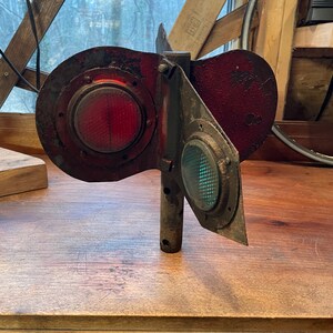 Antique Railroad Sign Railroad Train Track Switch Sign Indicator ...