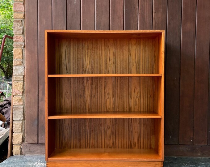 Vintage 1970s Danish Teak Bookcase by Borge Mogensen for FDB Mobler Mid ...