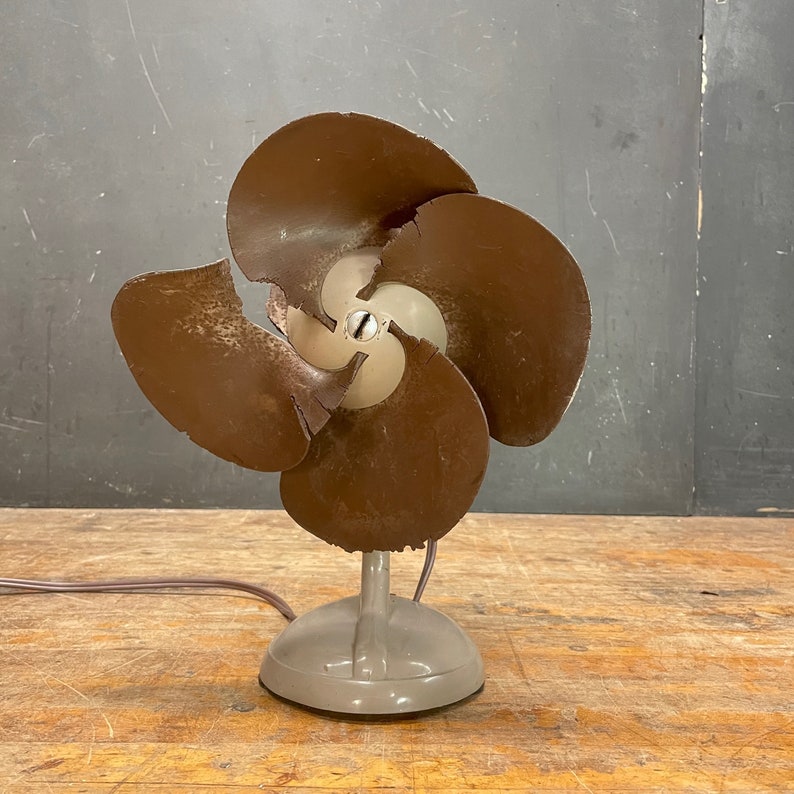 Vulcanized Rubber Pedal Fan Samson Safe-flex Vintage 1940s Industrial ...