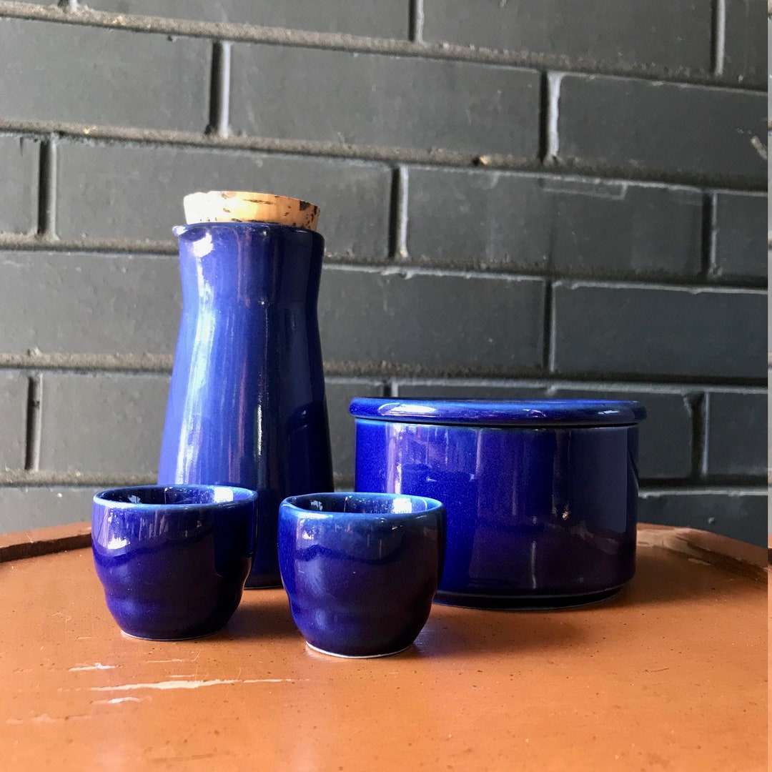 Kaj Franck and Kaarina Aho Blue Kilta Saki Set Sushi Cannister - Etsy