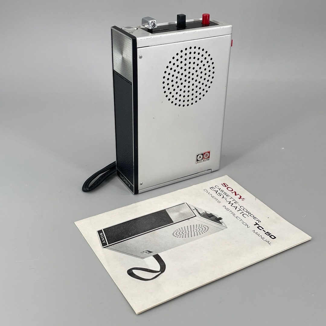 SONY TC-50 Vintage 1960s Japanese Hi-fi Cassette Tape Recorder Mid ...