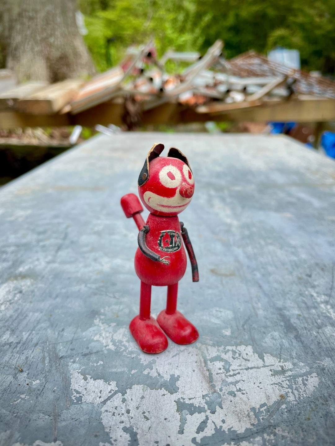 1920s Sullivan Felix the Cat Wood + Wire Vintage Antique Feline ...