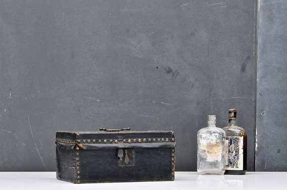 1800s Leather Bound Writing Letter Box With Namesake Vintage | Etsy