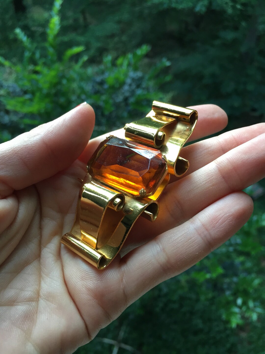 1942 Coro Adolph Katz Massive Wave Brooch Rare - Etsy