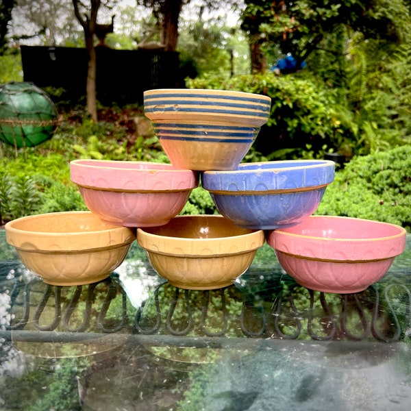 Antique Crock Bowls - Etsy