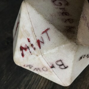 Carnival Game Dice Church Betting Rare 1950s 10 Sided Polygon Decagon ...