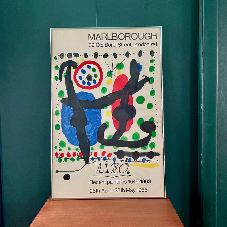 1960s Joan Miro Surrealist Paintings 1945-1963 Marlborough Gallery ...