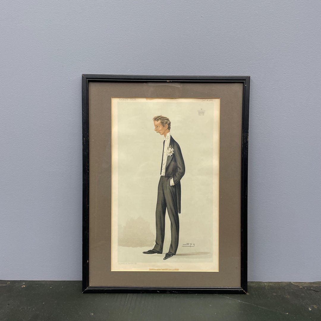 Vintage Spy Leslie Ward Illustration Vanity Fair Magazine British ...