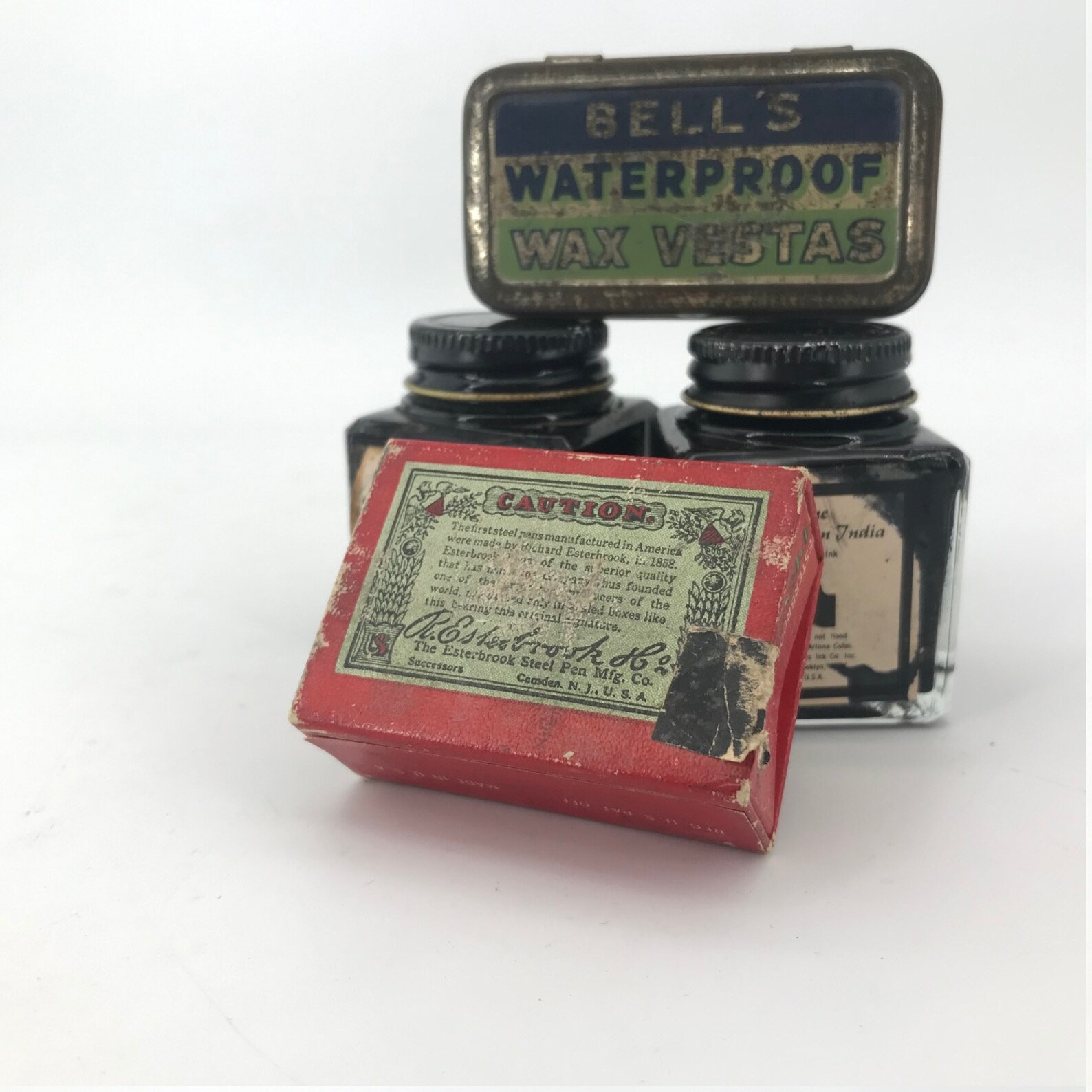 1950s Mid-century Fountain Pen Accessories Vestas Artone India Ink ...