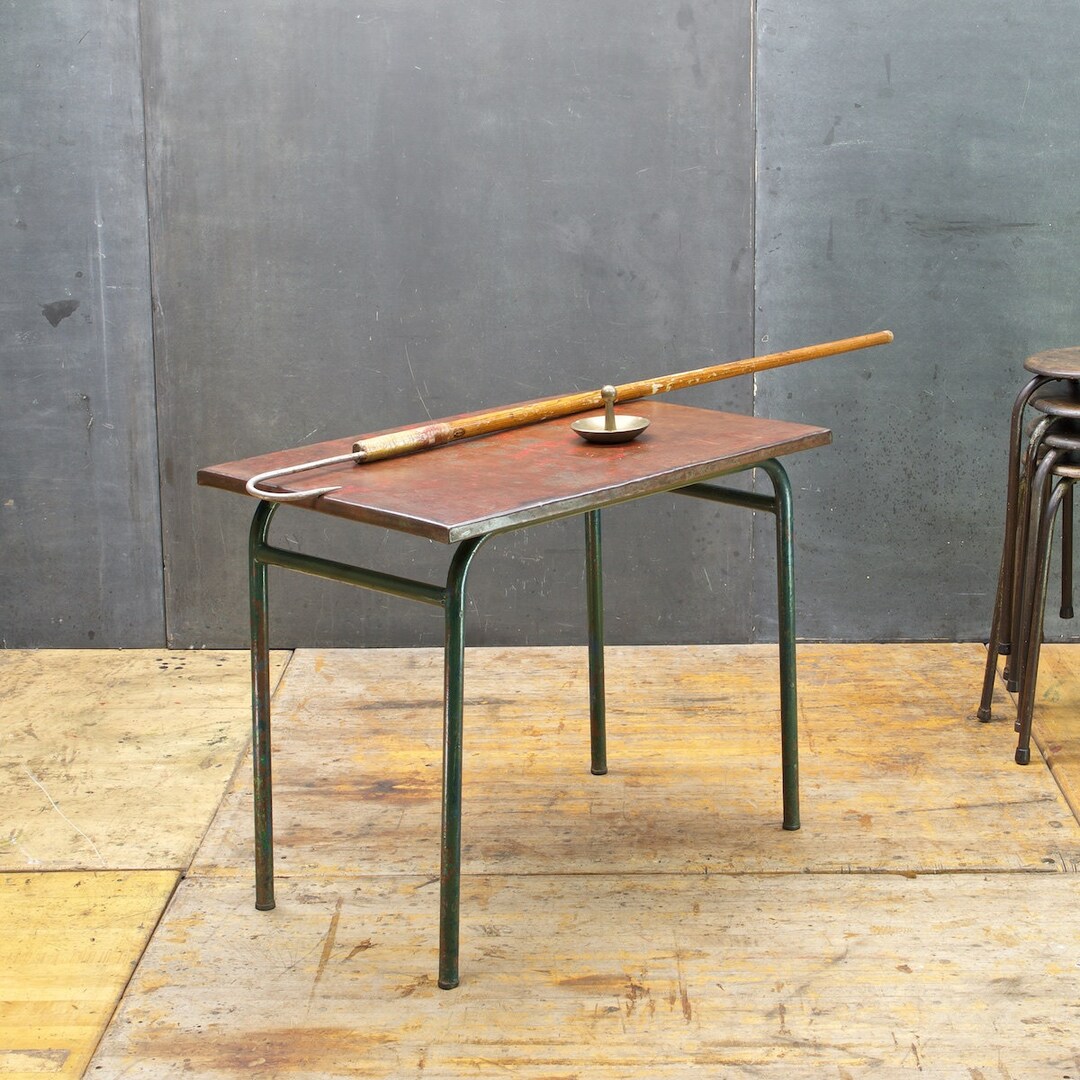 Old Street Vendor Cafe Table Vintage Mid-century Modern French ...