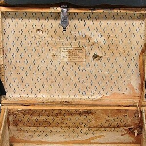 1800s Leather Bound Writing Letter Box With Namesake Vintage 18th ...