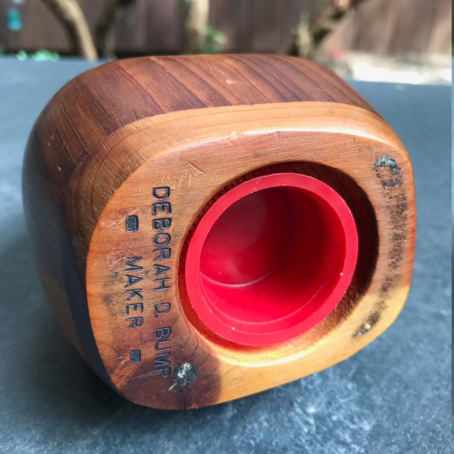 Deborah Bump Staved Wooden Bird Bank Sculpture Vintage | Etsy