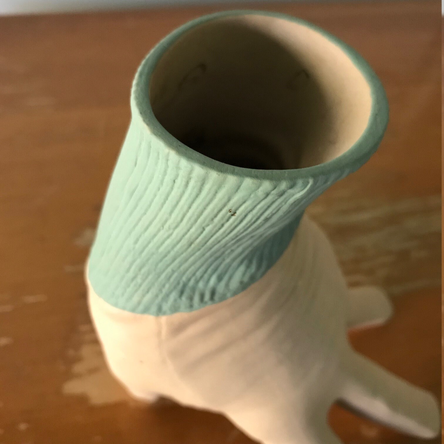 Rare Harvey Craft Pottery Glove Hand Vase Anatomic Mold Ceramic Vintage ...