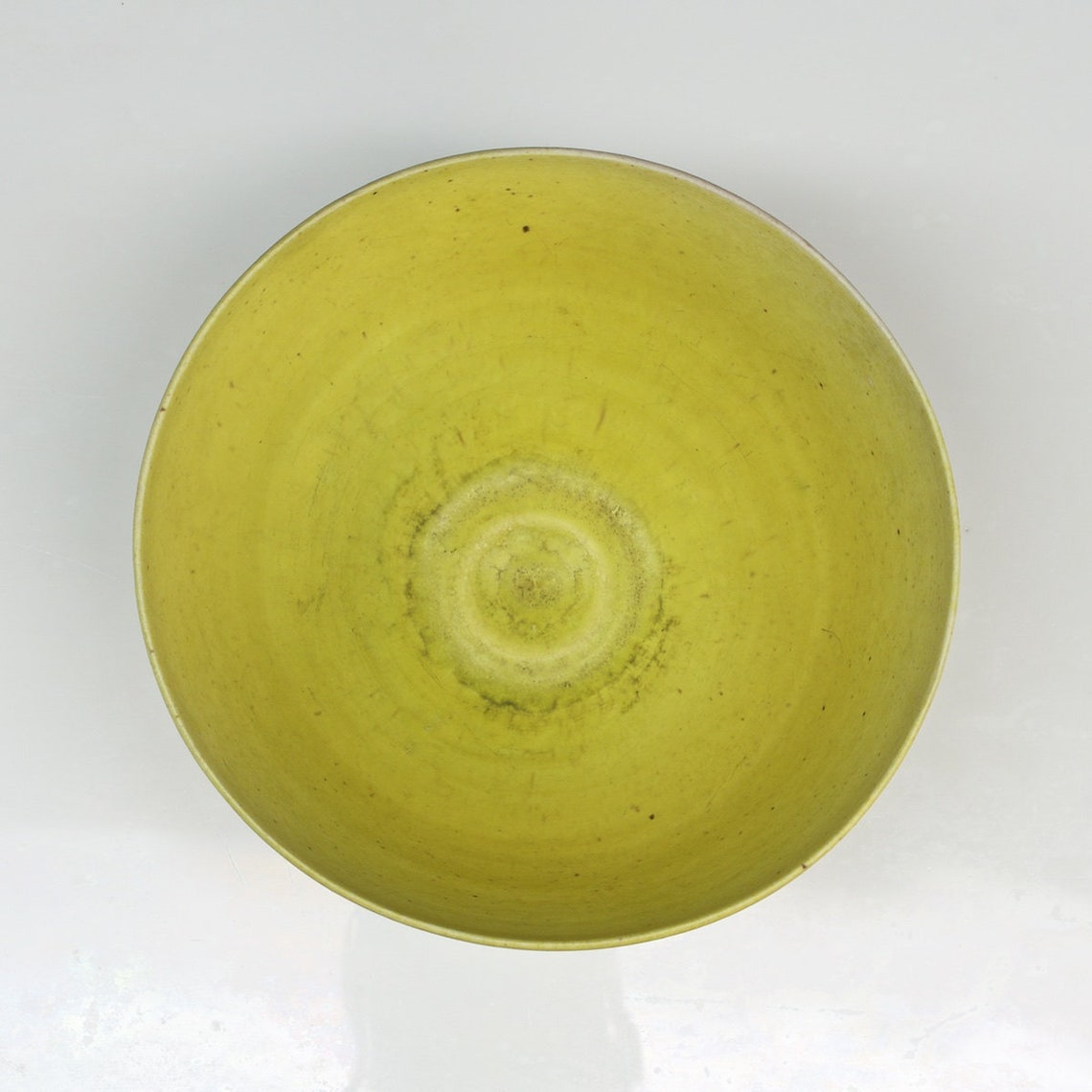 Rare 1950s Edith Heath Studio Pottery Bowl Lemon Yellow Vase | Etsy