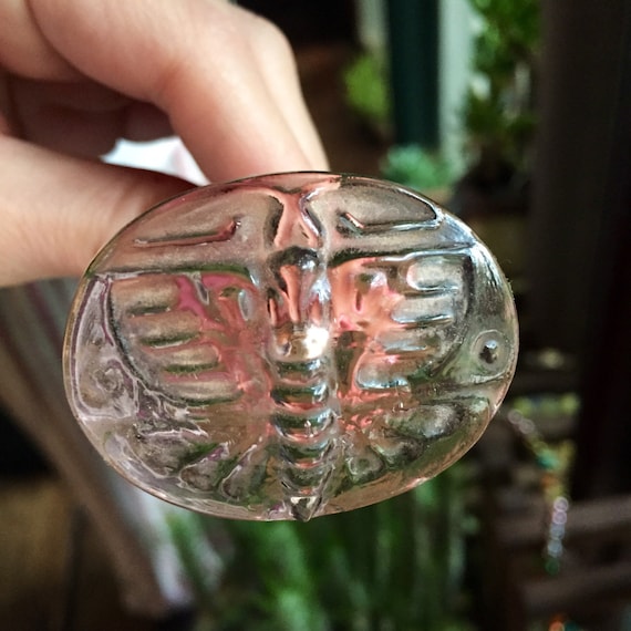 Pink Hatpin Carnival Egyptian Butterfly Moth Unusual … - Gem