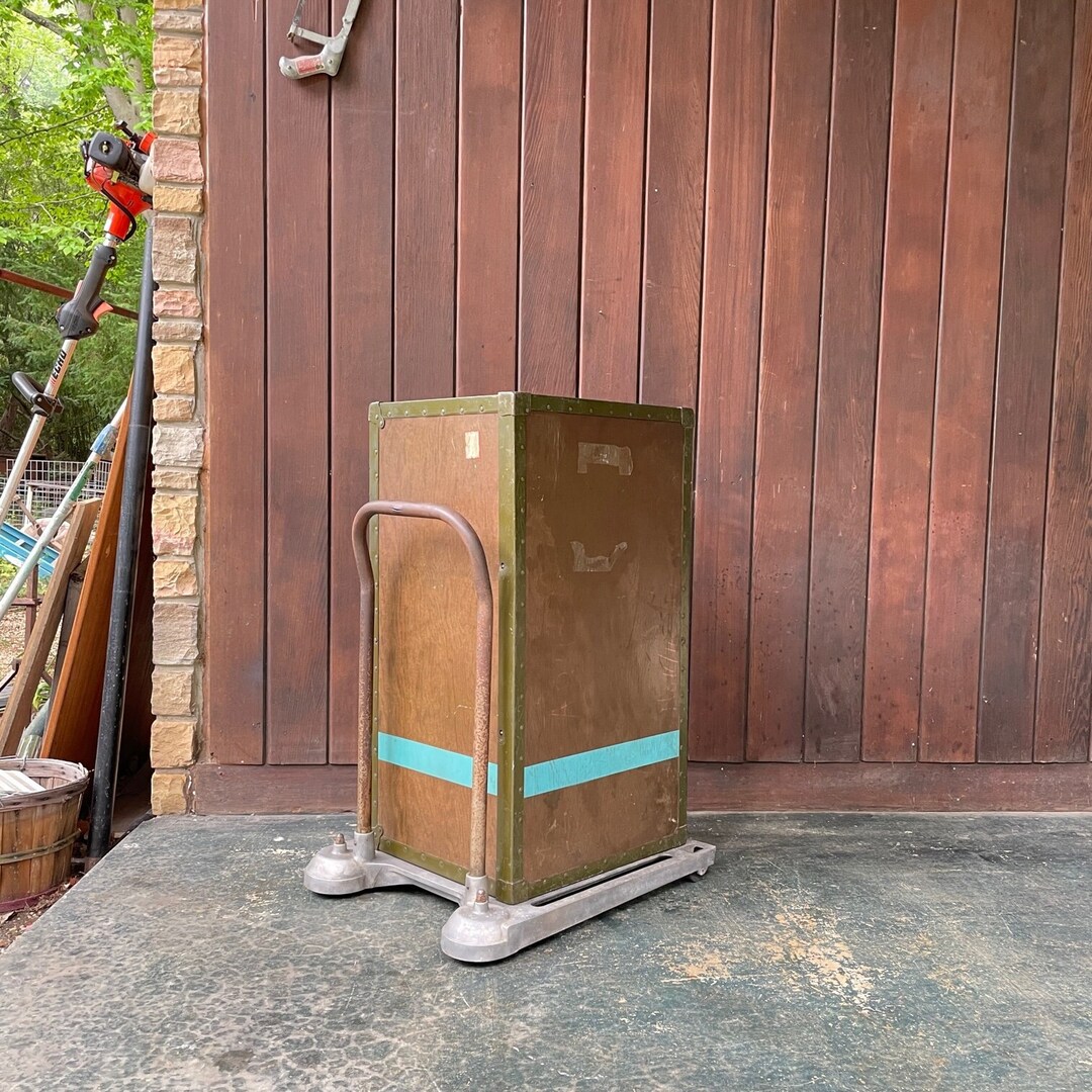 Vintage 1930s Laboratory Cart Chemical Vat Bottle Tank Caddy Mid ...