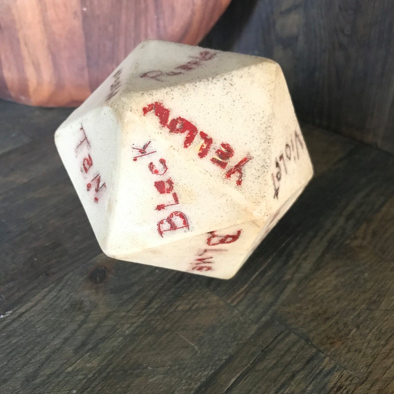 Carnival Game Dice Church Betting Rare 1950s 10 Sided Polygon - Etsy