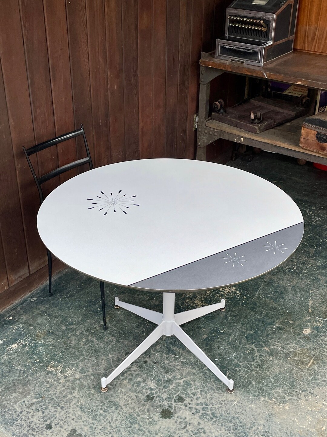 Vintage 1950s Starburst Dining Table Mid-century Kitchen Nook - Etsy