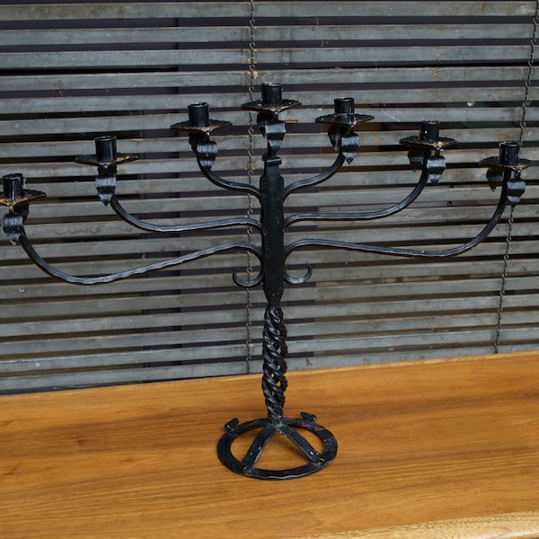 Hand Forged Candelabra - Etsy