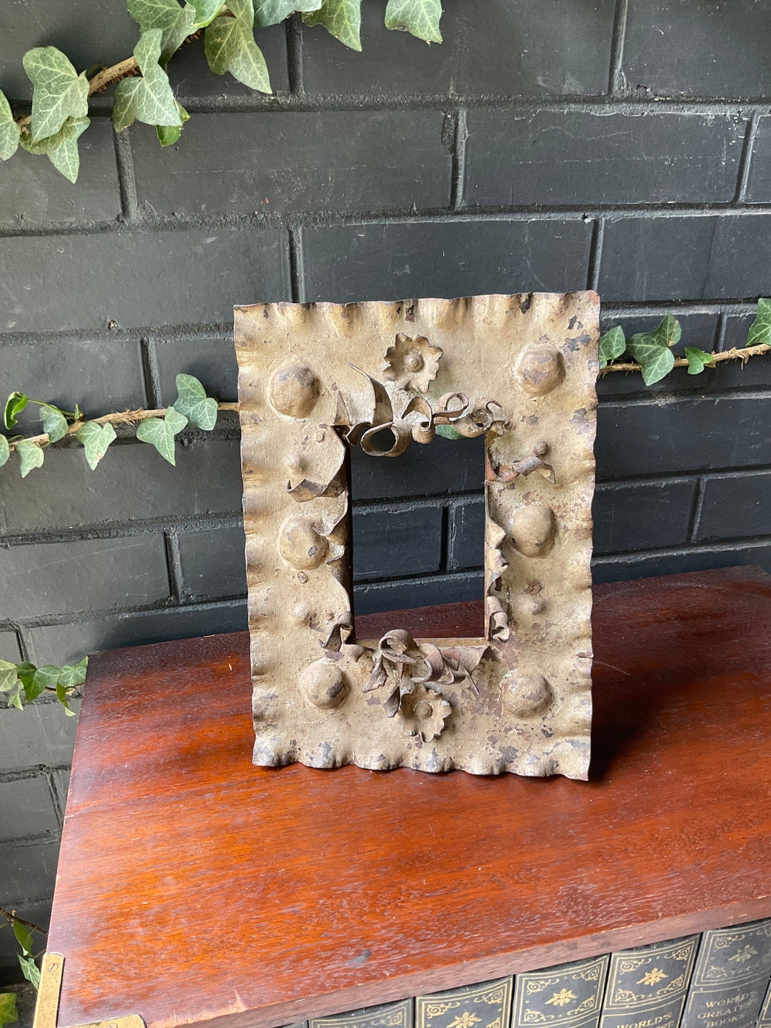 Wrought Iron Picture Frame - Etsy