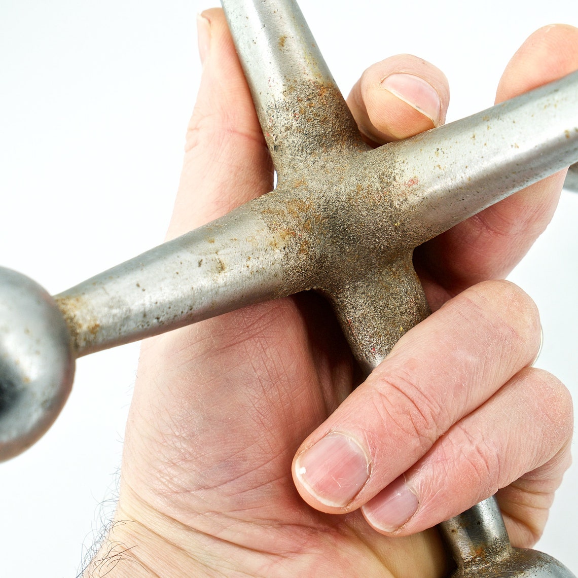 1960s Giant Vintage Chrome Jacks XL Size Mid-century Objects Bookends ...