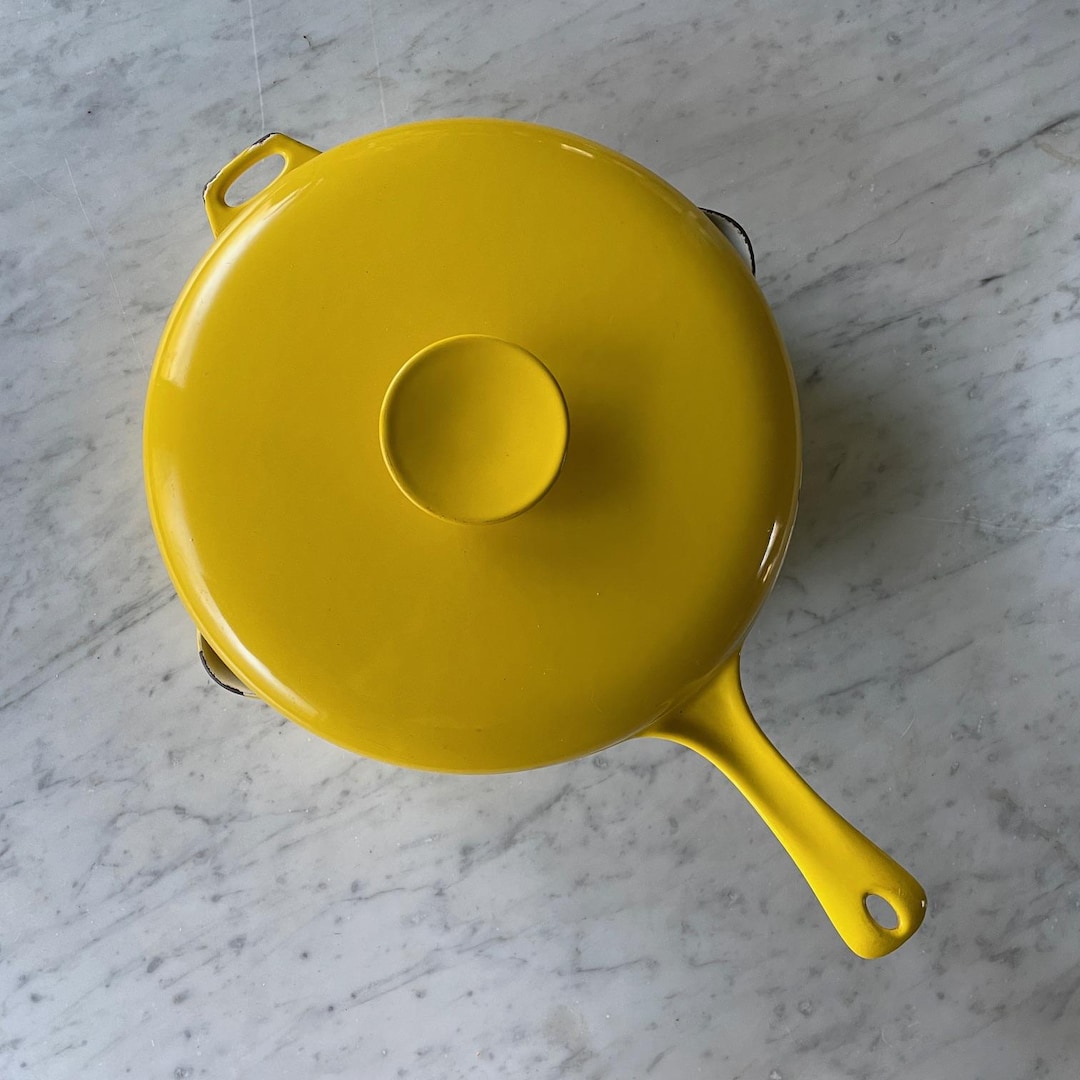 Copco Yellow Frying Pan + Lid Michael Lax 1970s Scandinavian Kitchen ...