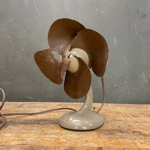 Vulcanized Rubber Pedal Fan Samson Safe-flex Vintage 1940s Industrial ...