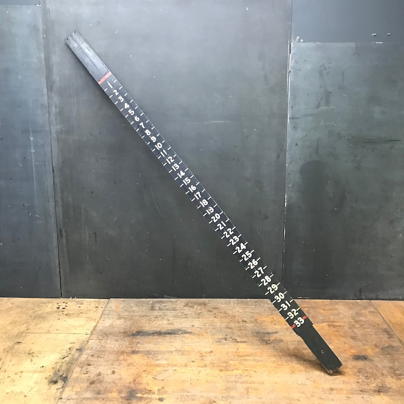 Giant Industrial Measuring Stick Vintage Antique Measuring - Etsy
