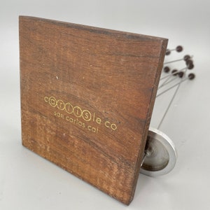 1960s Kinetic Sculpture on Redwood Base by Carlisle Company San Carlos ...