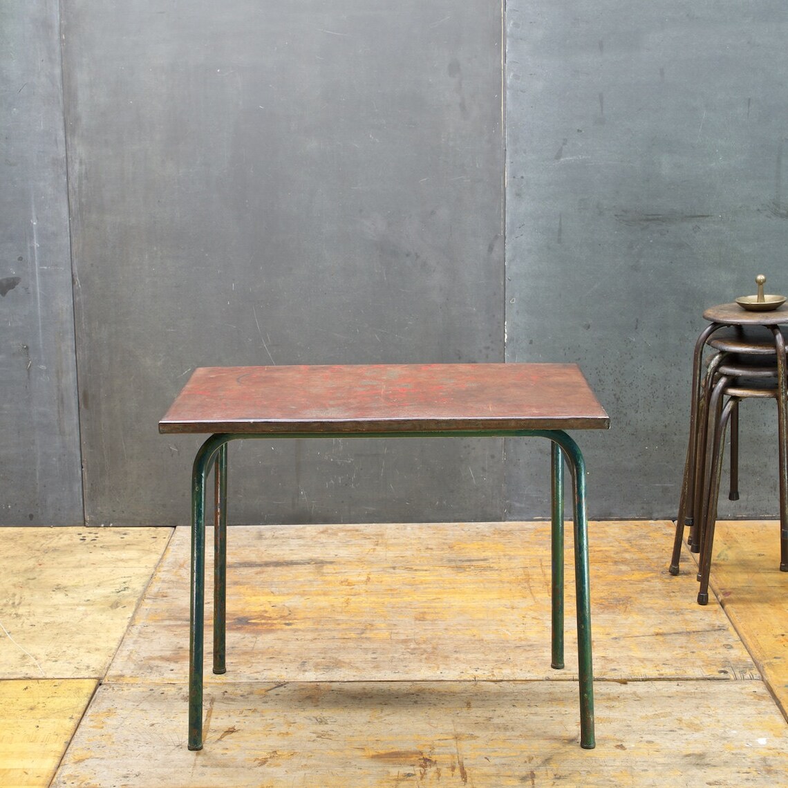 Old Street Vendor Cafe Table Vintage Mid-Century Modern French | Etsy