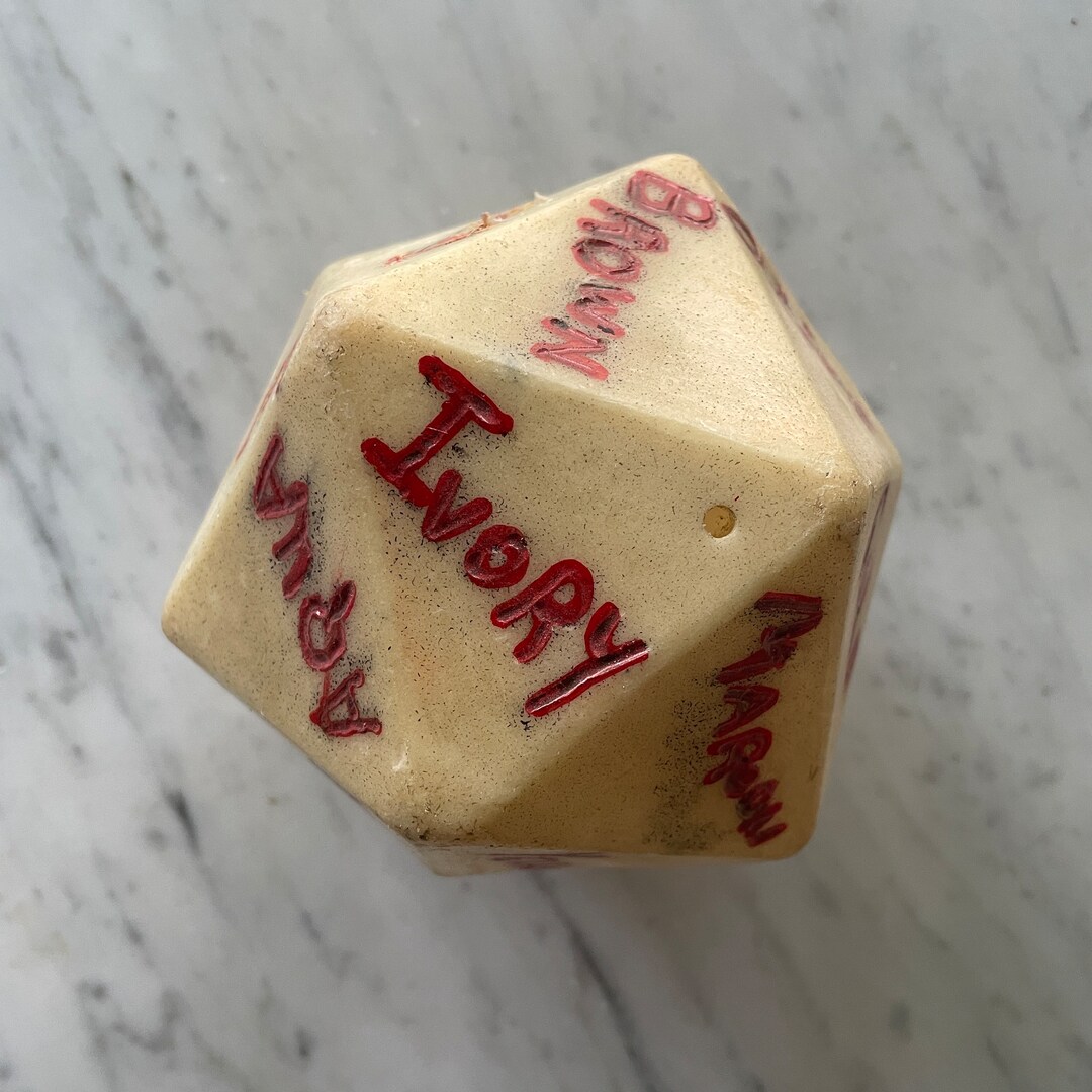 Carnival Game Dice Church Betting Rare 1950s 10 Sided Polygon Decagon ...