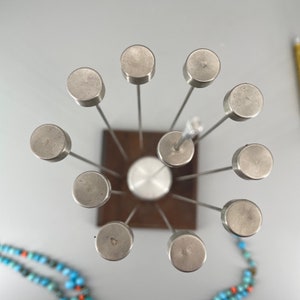 1960s Kinetic Sculpture on Redwood Base by Carlisle Company San Carlos ...