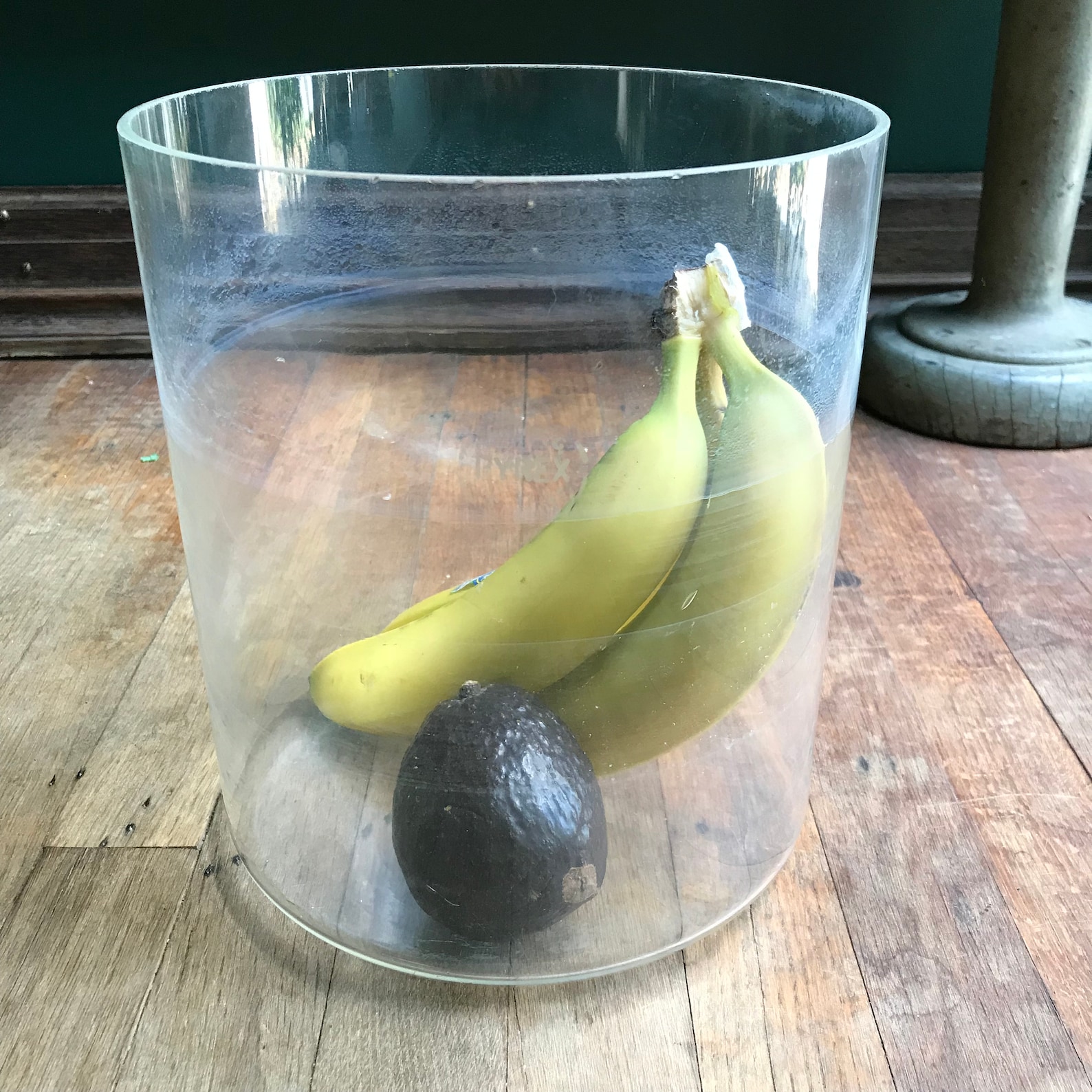 Vintage 50s XXL Pyrex Laboratory Lab Glass Trash Can Wastebasket ...