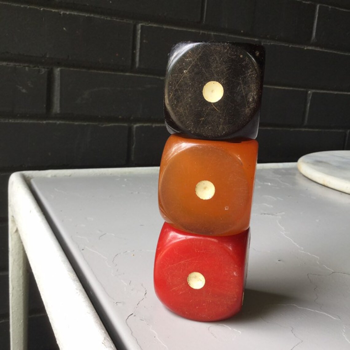 3 Giant Bakelite Dice 434gram Oversized Set | Etsy