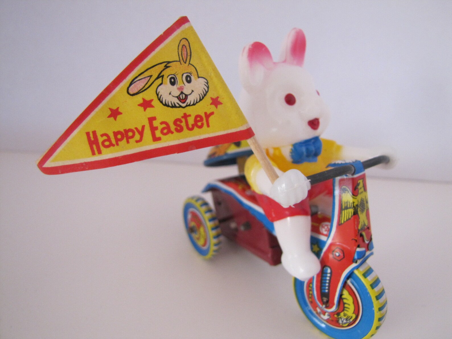 Vintage Wind up Rabbit Riding A Tin Bike japan 1970 - Etsy Canada