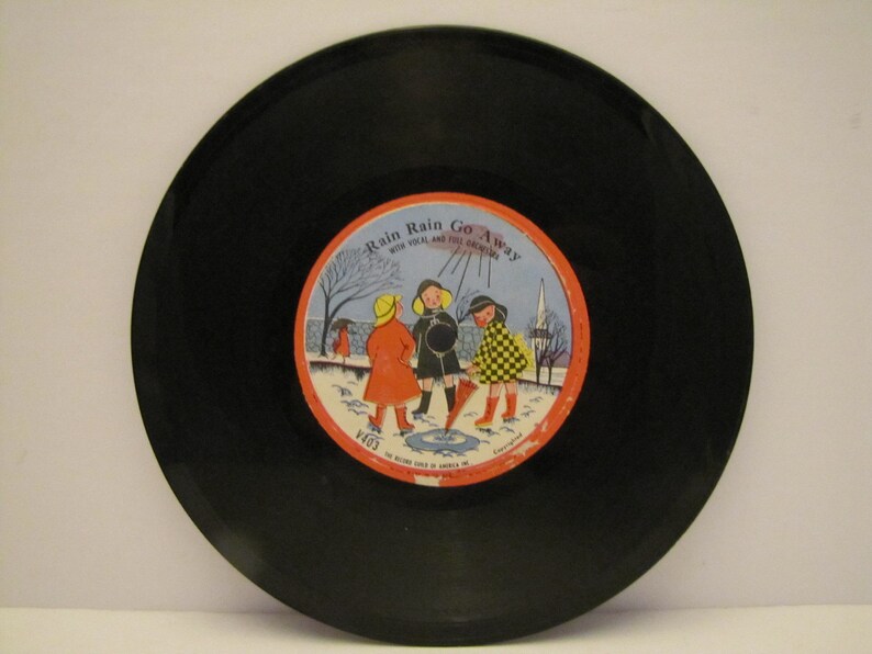 Vintage Children's Vinyl Record by Record Guild of America No. V403 ...