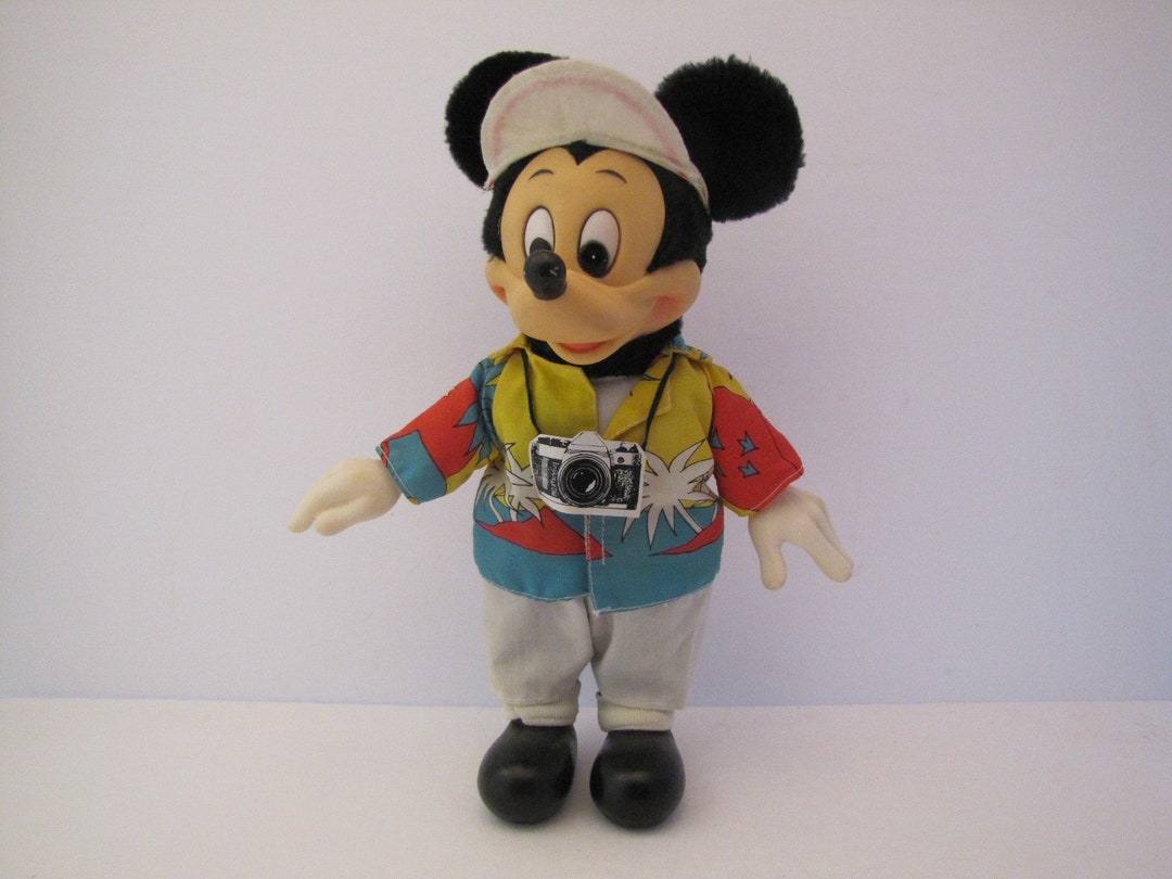 Vintage Disney Mickey Mouse Dress up Plush Doll Edition "tourist" by ...