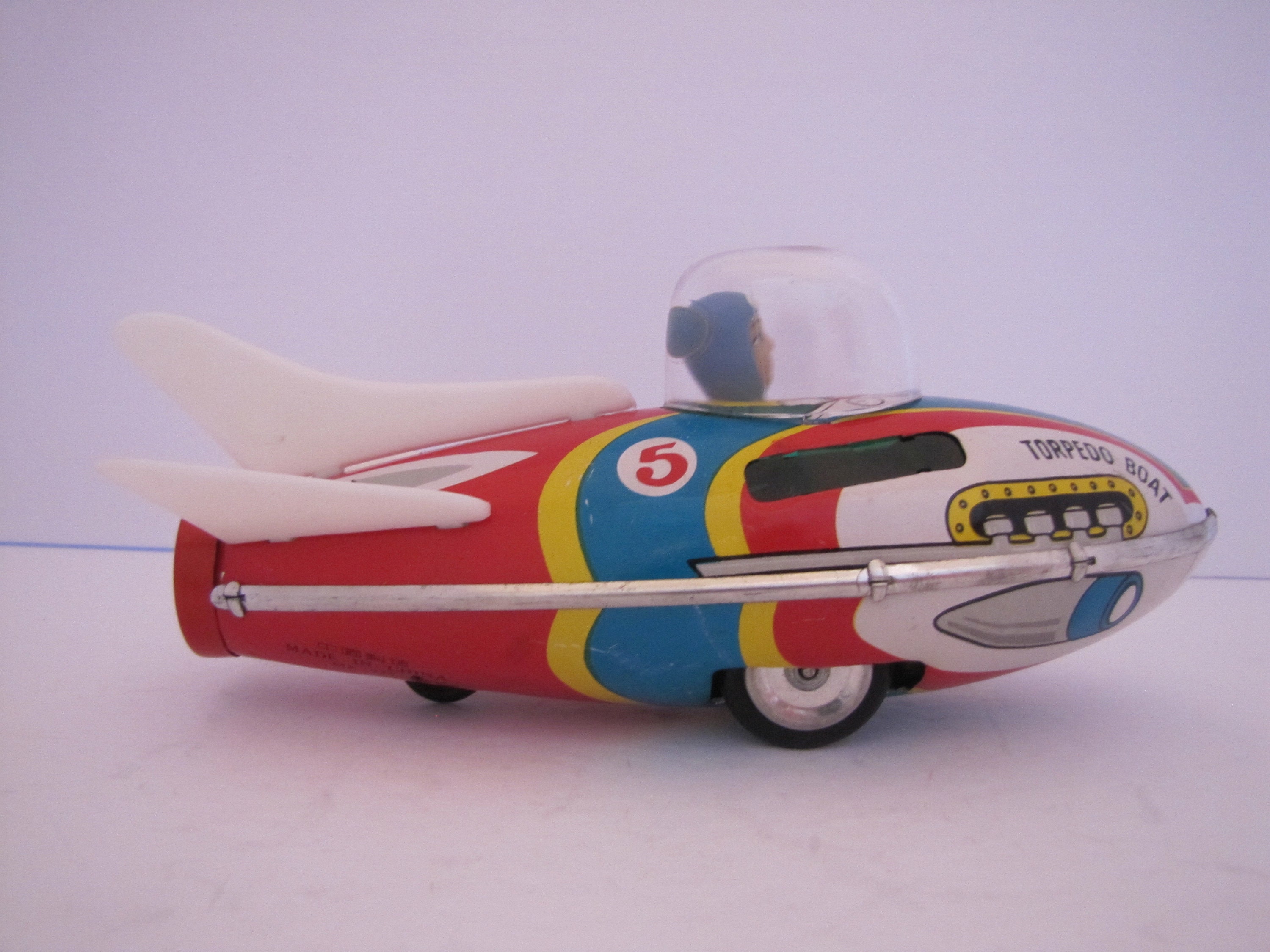 Vintage Tin Toy Torpedo Boat china MF 923 - Etsy