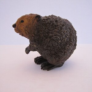 Vintage Realistic Hard Solid Rubber Beaver Figure (china) 1990 - Etsy